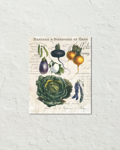vegetable framed art