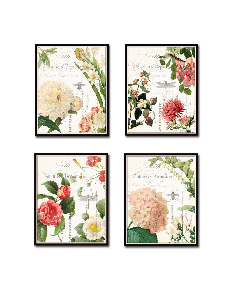 Spring Study Plate Canvas Art Print Set – Belle Maison Art